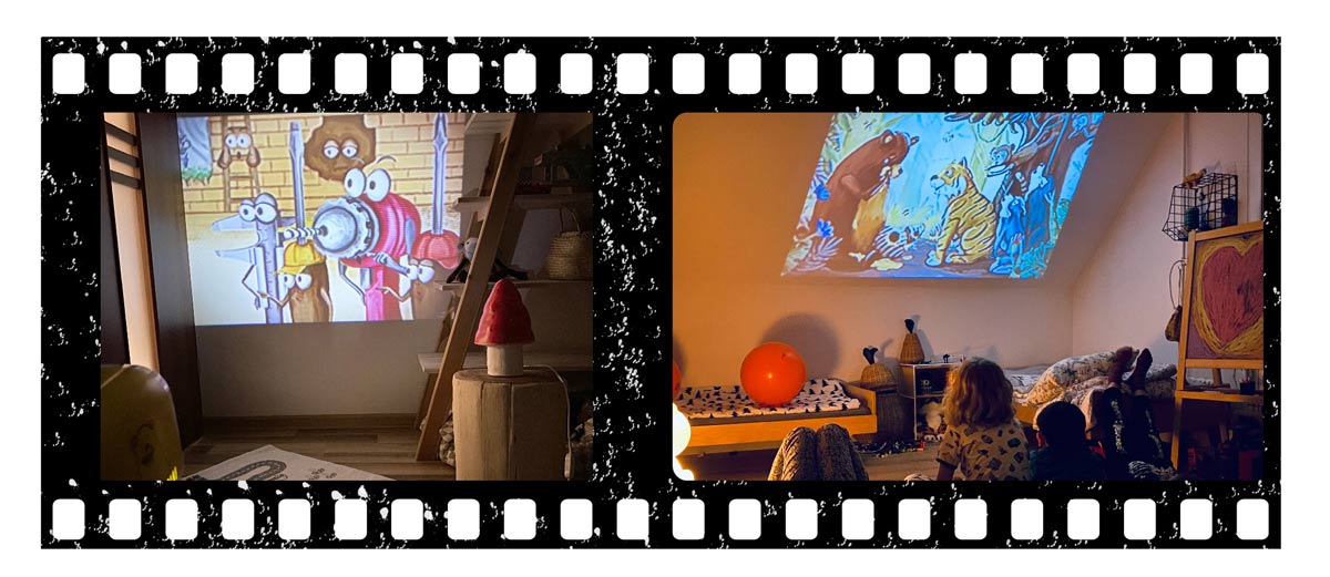 Projektor bajek YellowWall + 4 Multibajki. Zestaw startowy | sklep Baby ...